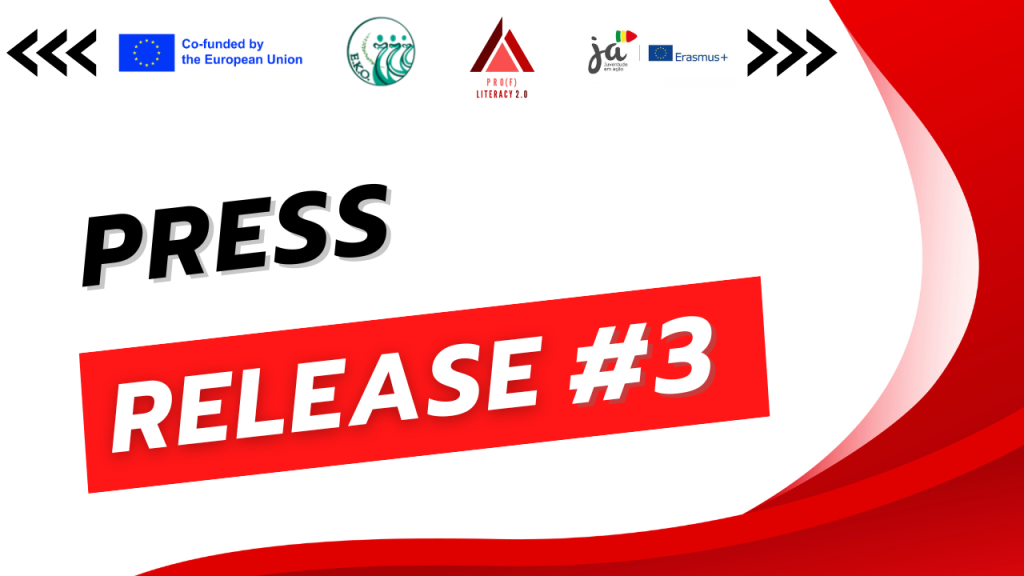 PRO(F)LITERACY 2.0 – 3RD PRESS RELEASE - EKO Greece